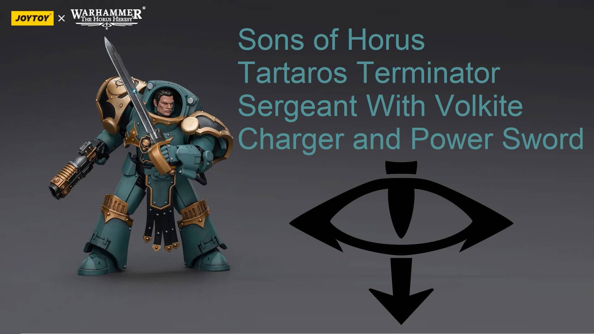 JOYTOY Warhammer 40k Sons of Horus in Tartaros Armor обзор