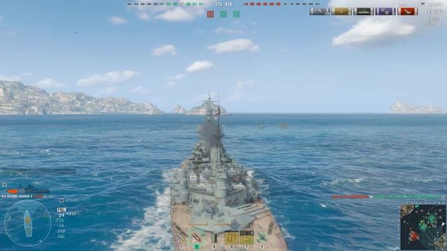 Мир кораблей. Бой на линкоре King George V. 13 апреля 2025 года.