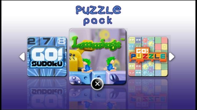 PlayStation Network Collection - Puzzle Pack PSP PAL EU Demo Disc Menu (UCES-01159)