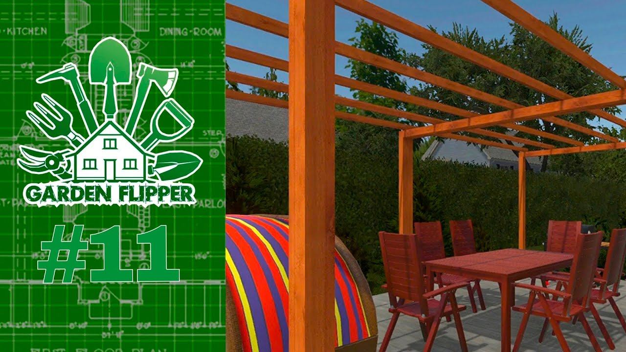 House Flipper #11 || Беседка, пергола и кизил