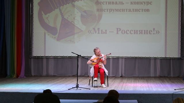 Елизавета Бражникова, рнп "Калинка, обр. Ю. Давидовича.