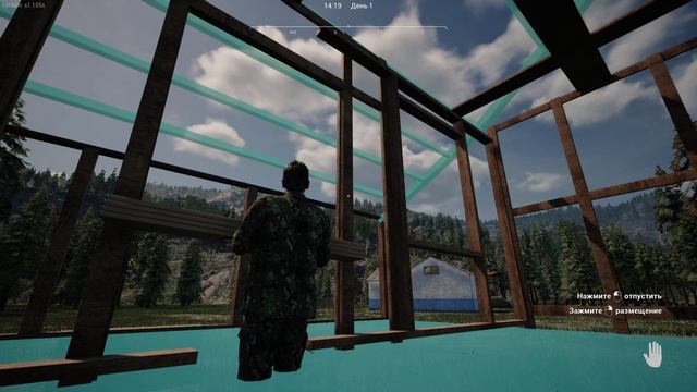 Ranch simulator-строительство, фермерство, охота.  Строю дом