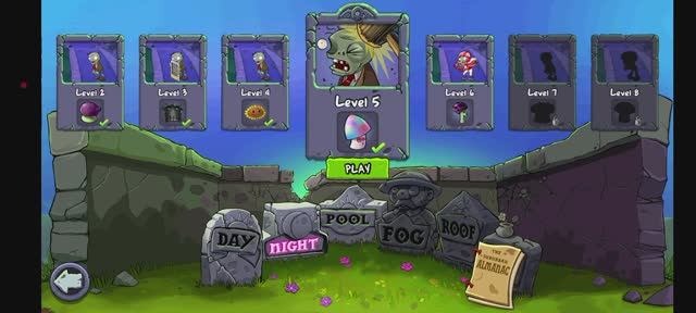 Прохождение растения против зомби [4] бью зомби