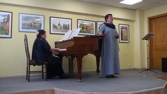 20 Глинка. "Mio ben ricordati". Валентина Маркелова, Людмила Калинина