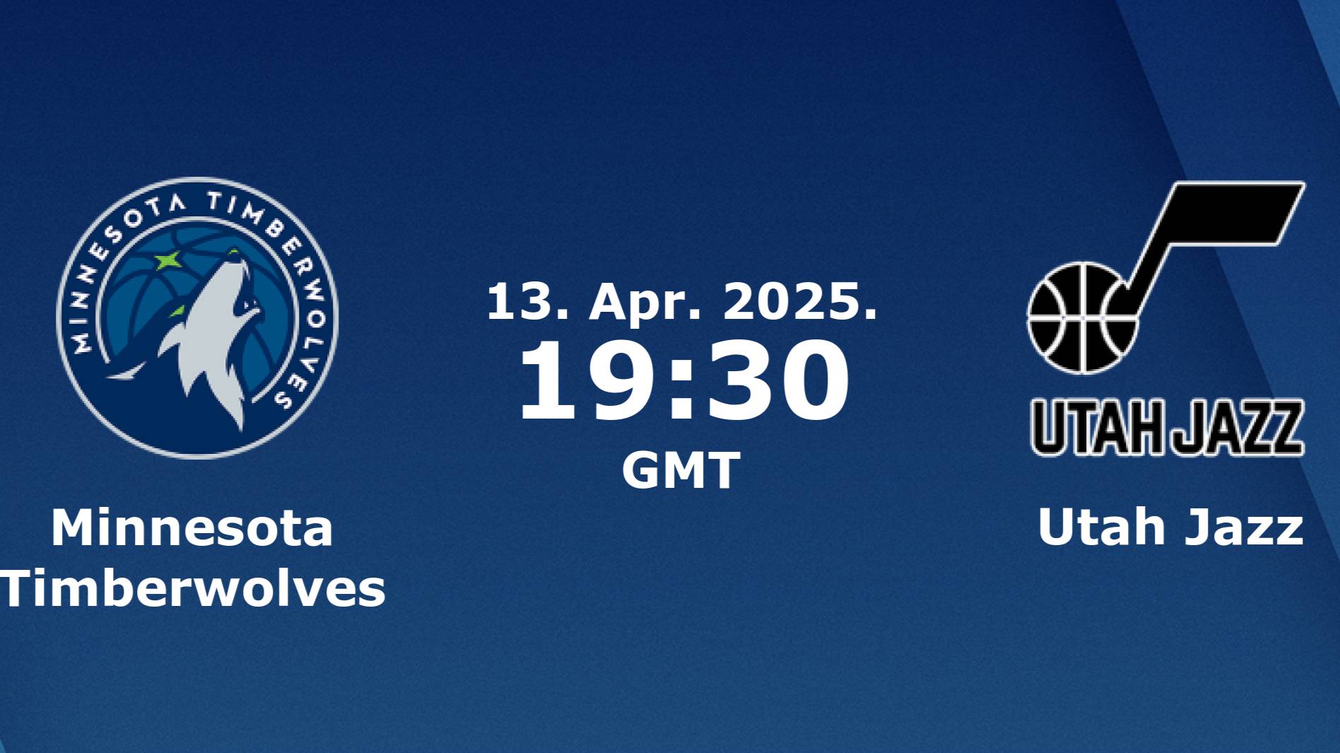 13.04.2025 | Миннесота Тимбервулвз — Юта Джаз | Timberwolves — Jazz