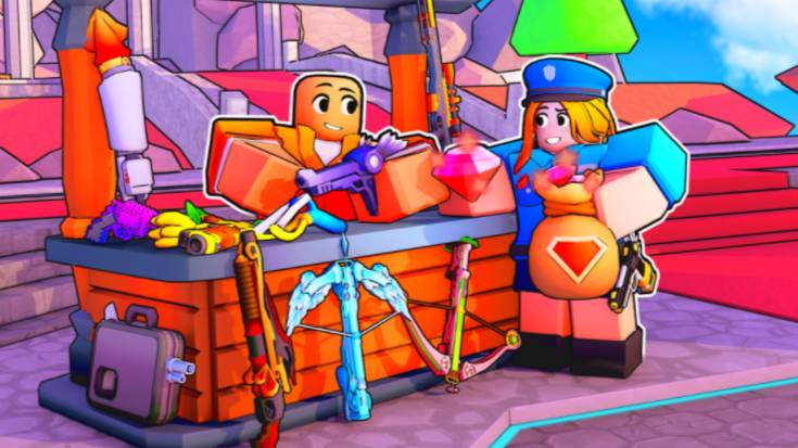 Шериф vs преступников в Roblox !