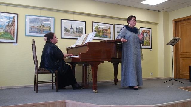 13 Глинка, слова народные. "Ах ты душечка". Валентина Маркелова, Людмила Калинина