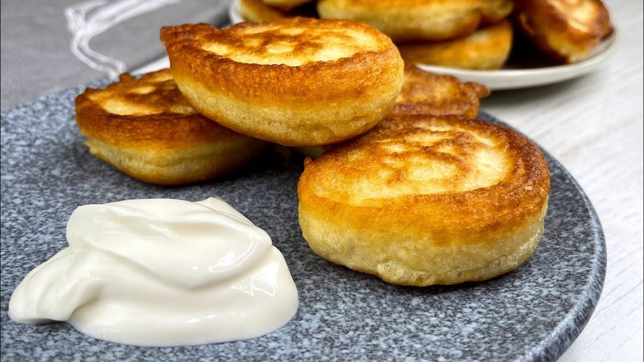 Пышные ОЛАДЬИ на кефире! Оладьи всегда получаются пышными и не опадают