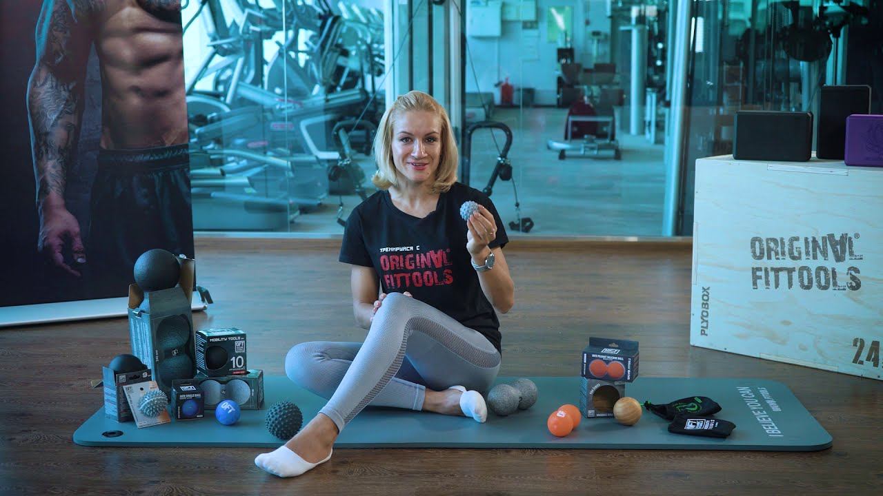 Массажные мячи для МФР от Original FitTools обзор + упражнения