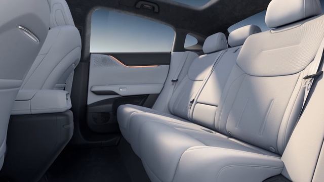 Xpeng G6 наклон задних сидений