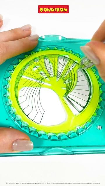 Спирограф для рисования и черчения Чудесные узоры #Shorts,#bondibon,#длядетей,#развивающая