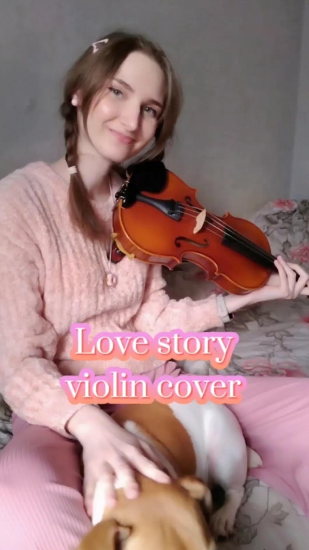Love story violin cover 💖 #юлияuy #cover #violin #скрипка #блогер #кавер #песня #song #shorts #рек