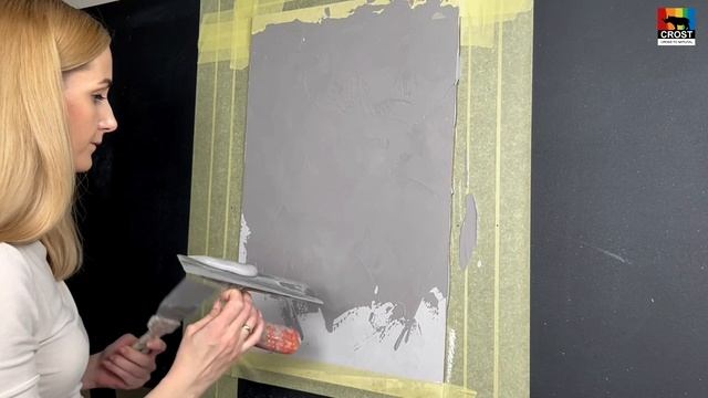 Создание фактуры микроцемента из декоративной штукатурки Senator Fine