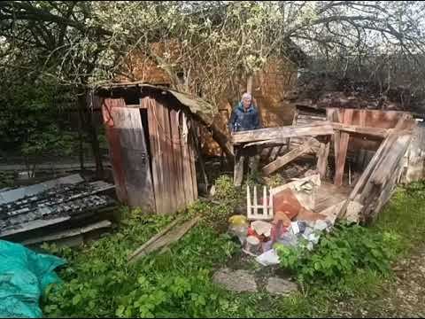 Демонтаж дачных построек на участке. Вывоз мусора.