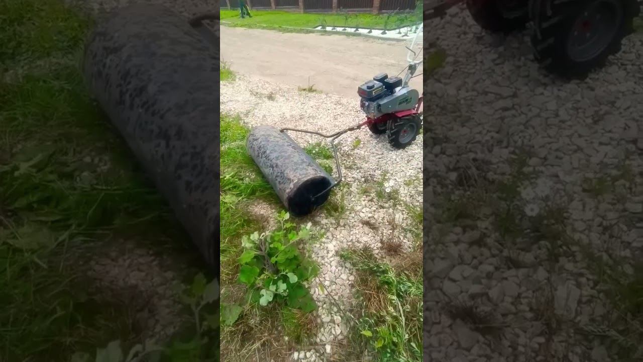 Культивация участка техникой