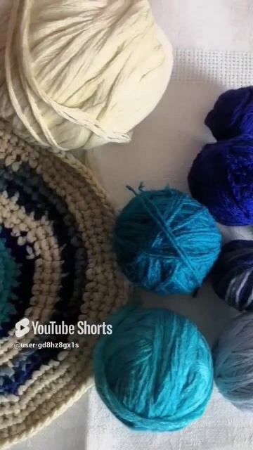 Вяжу бабушкин коврик #рукоделие #коврики