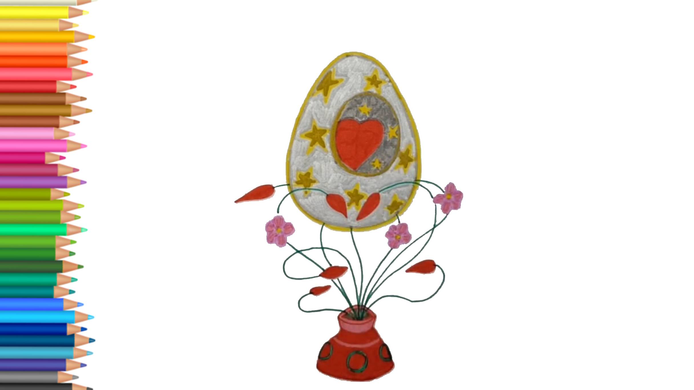 Как нарисовать Яйцо на Пасху 🐣