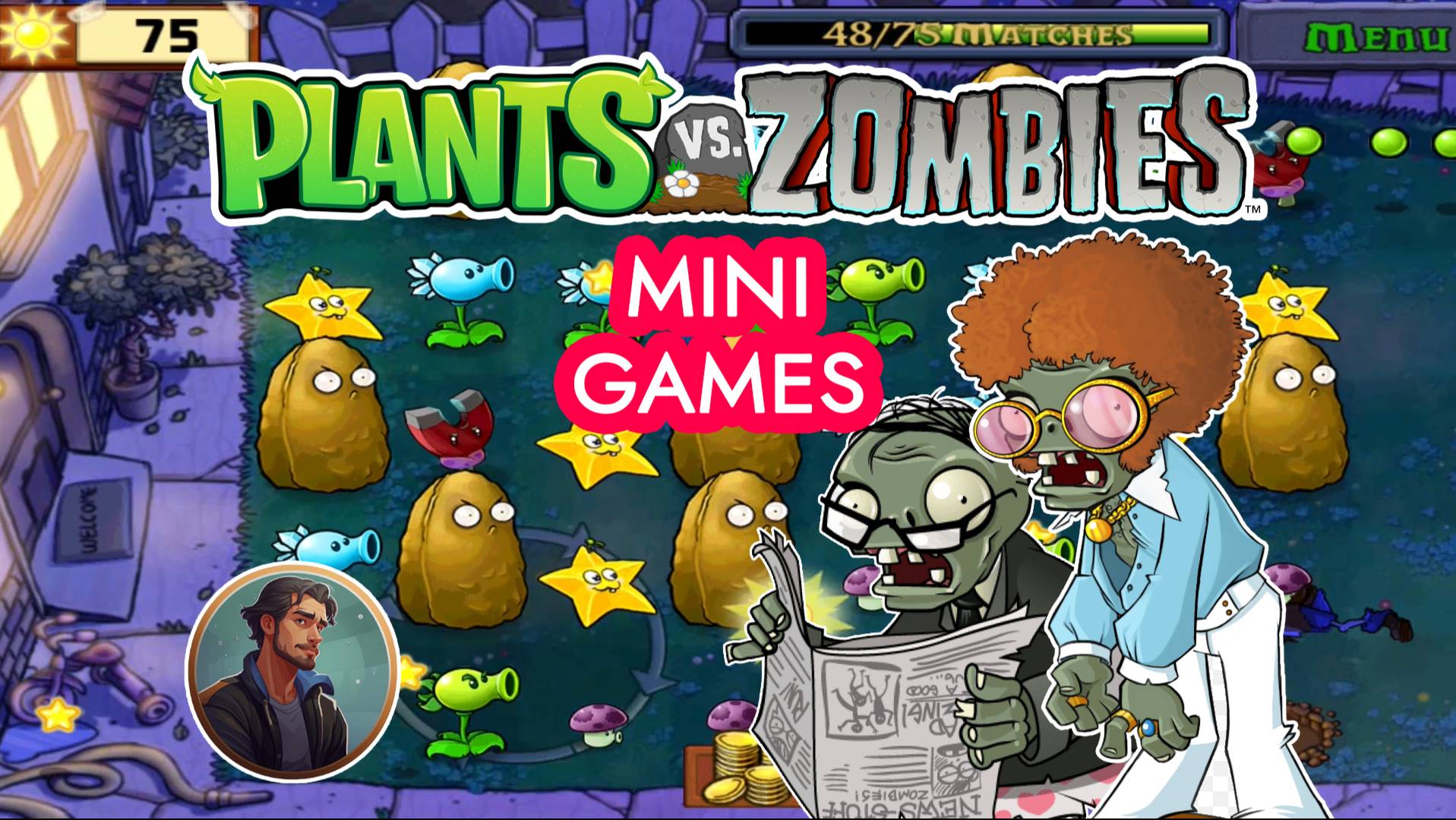 Plants vs Zombies - Beghouled twist. Растения против зомби - Упыренный Поворот. ПВЗ.PVZ