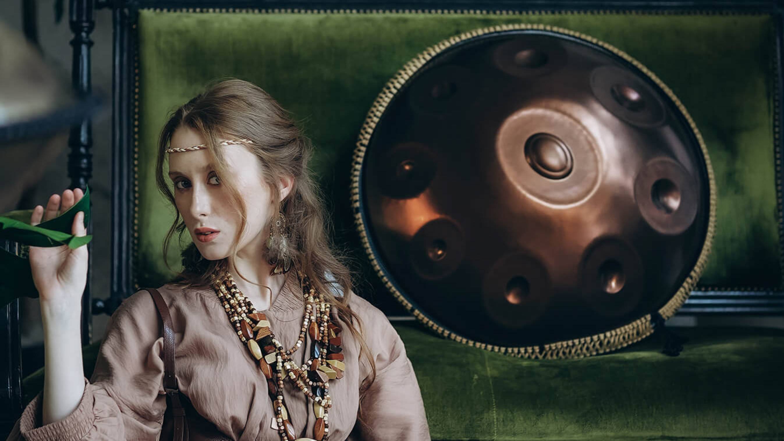 Игра на ханге Курд Ре минор из нержавеющей стали Ember