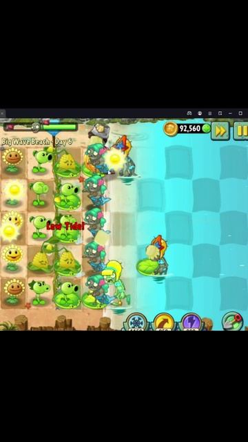 Растение против Зомби 2/PvZ2 Adventure Big Wave Beach Day 6/Большая Пляжная Волна День 6 #pvz