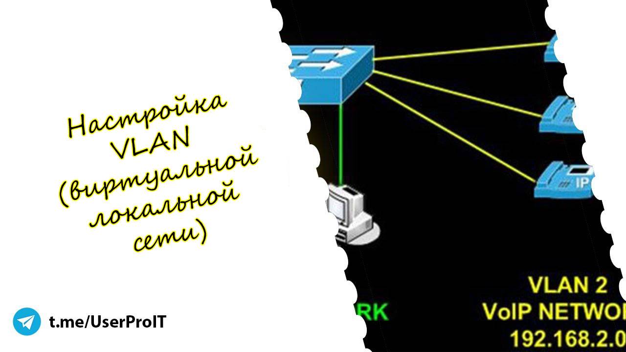 Настройка VLAN (виртуальной локальной сети)