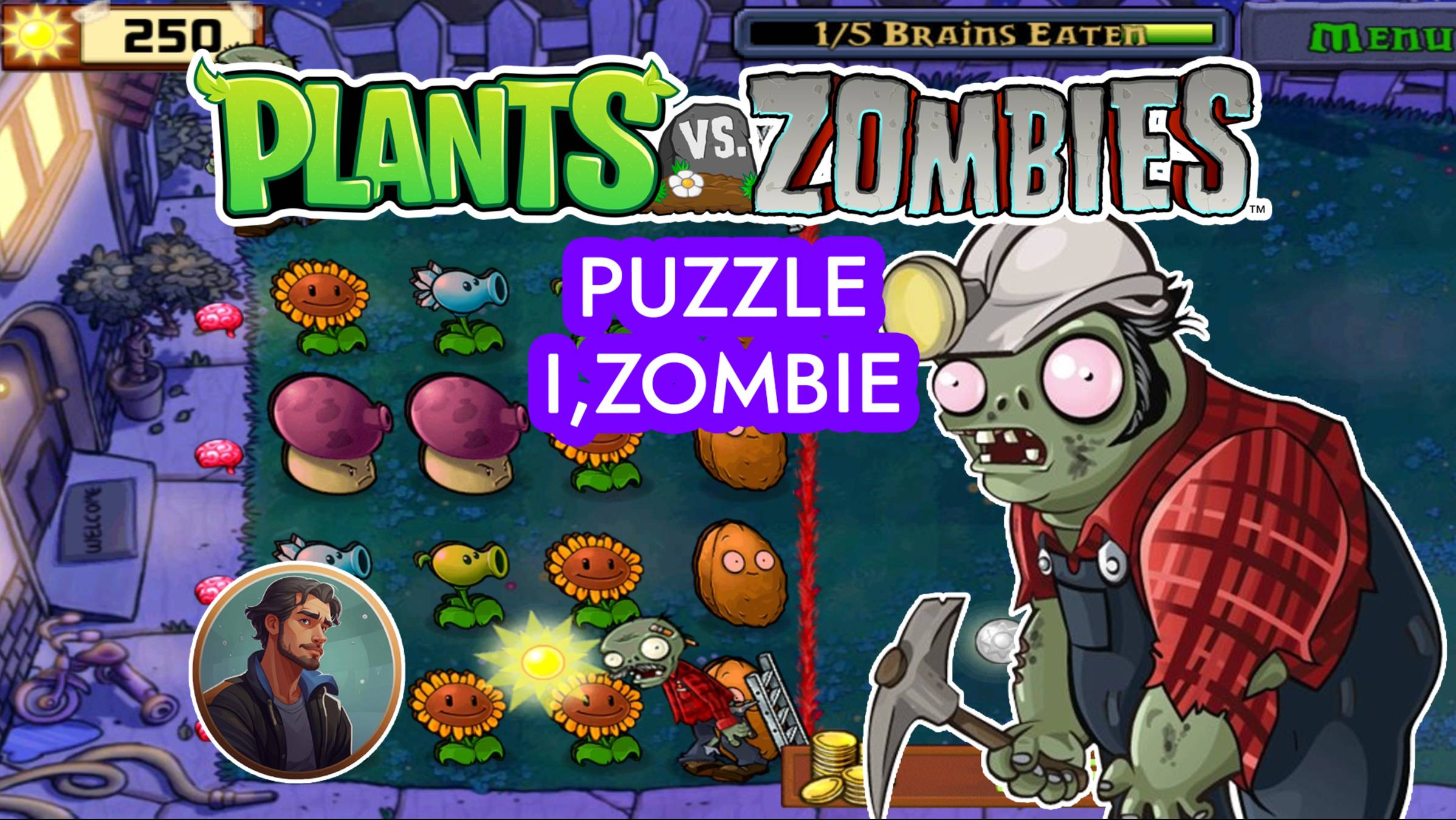 Plants vs Zombies - Totally Nuts. Совершенно Чокнутый | Puzzle (пазлы)||I, Zombie #4