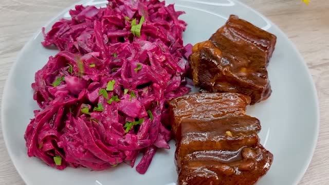 Свиная грудинка в медовой глазури - вкусно и сытно_ простые идеи для обеда или ужина_