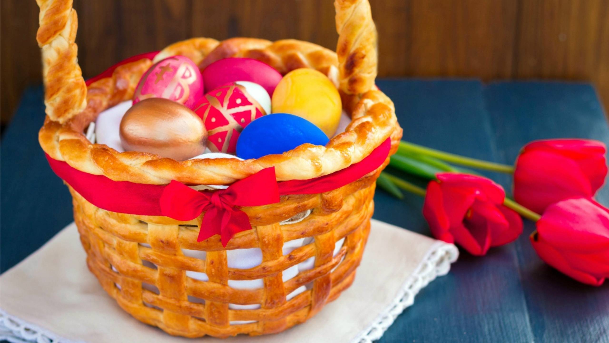 Как приготовить Пасхальную корзину из теста? - подробный мастер-класс