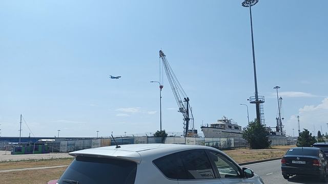 Посадка самолета Юг России Адлер поселок Сириус Красивые места