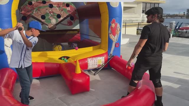 Надувная игра «Бейсбол», 4x3x4 м