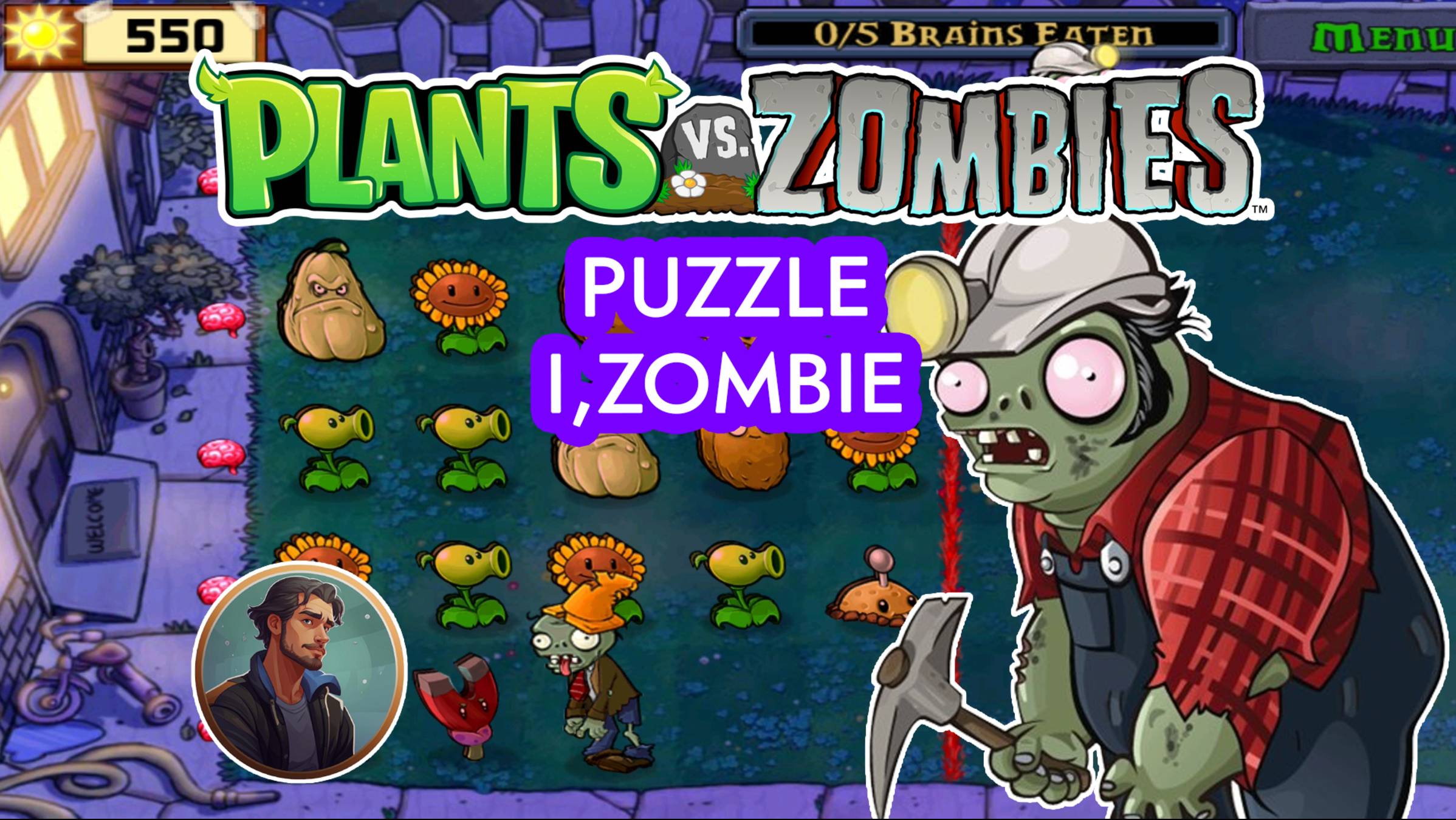 Plants vs Zombies - Three Hit Wonder.Чудо с тремя хитами |Puzzle (пазлы) |I, Zombie #8