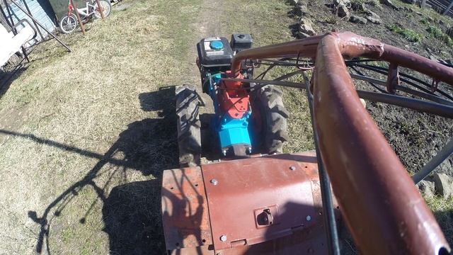 Мотоблок Кутаиси синий