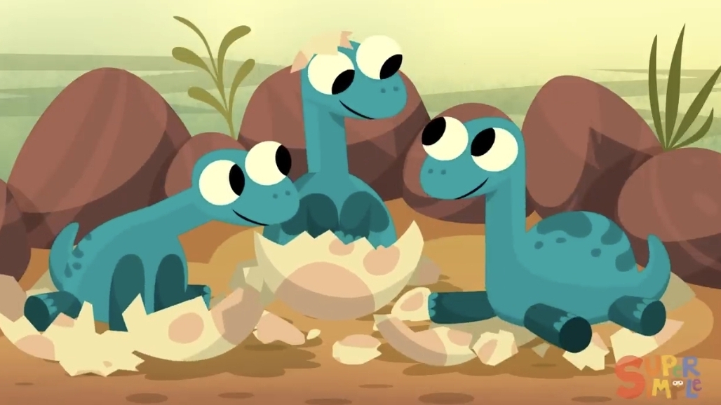 10 little dinosaurs - 10 динозаврят