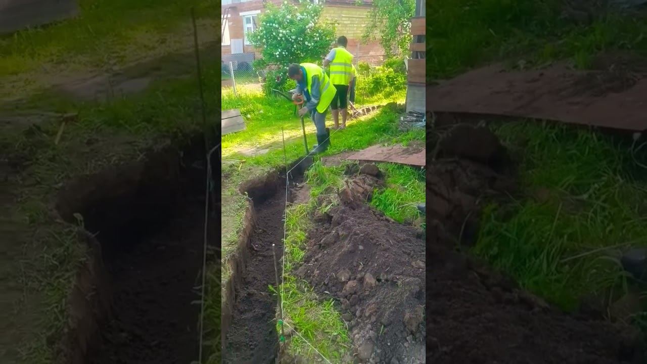 Устройство дренажной системы на участке.
