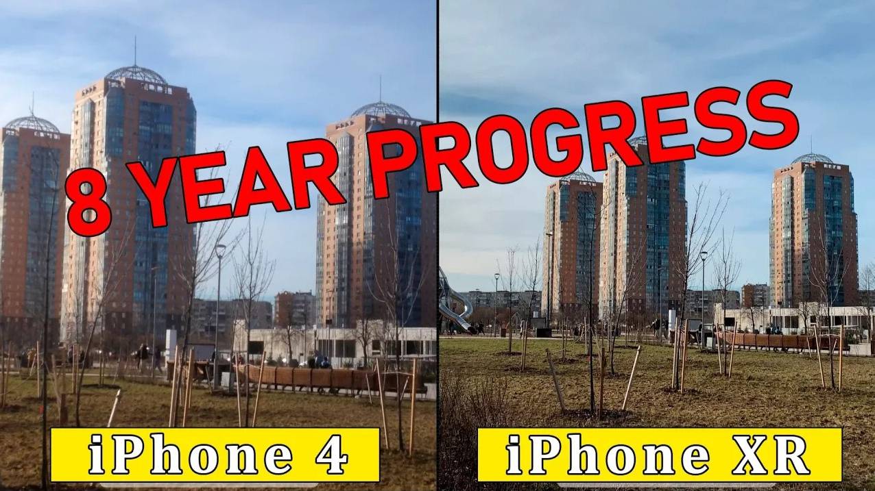 Сравнение камер iPhone 4 vs. iPhone XR / Стабилизация, Ночной режим, Микрофон
