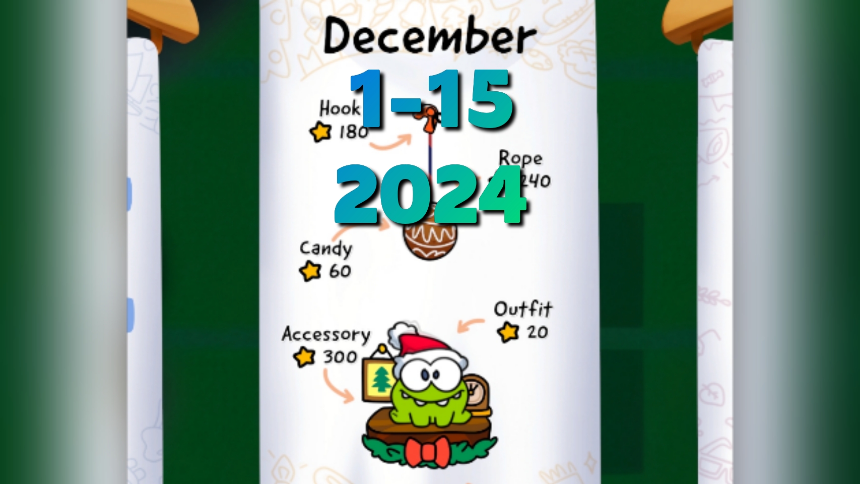Cut the Rope Daily. 1-15 December    2024