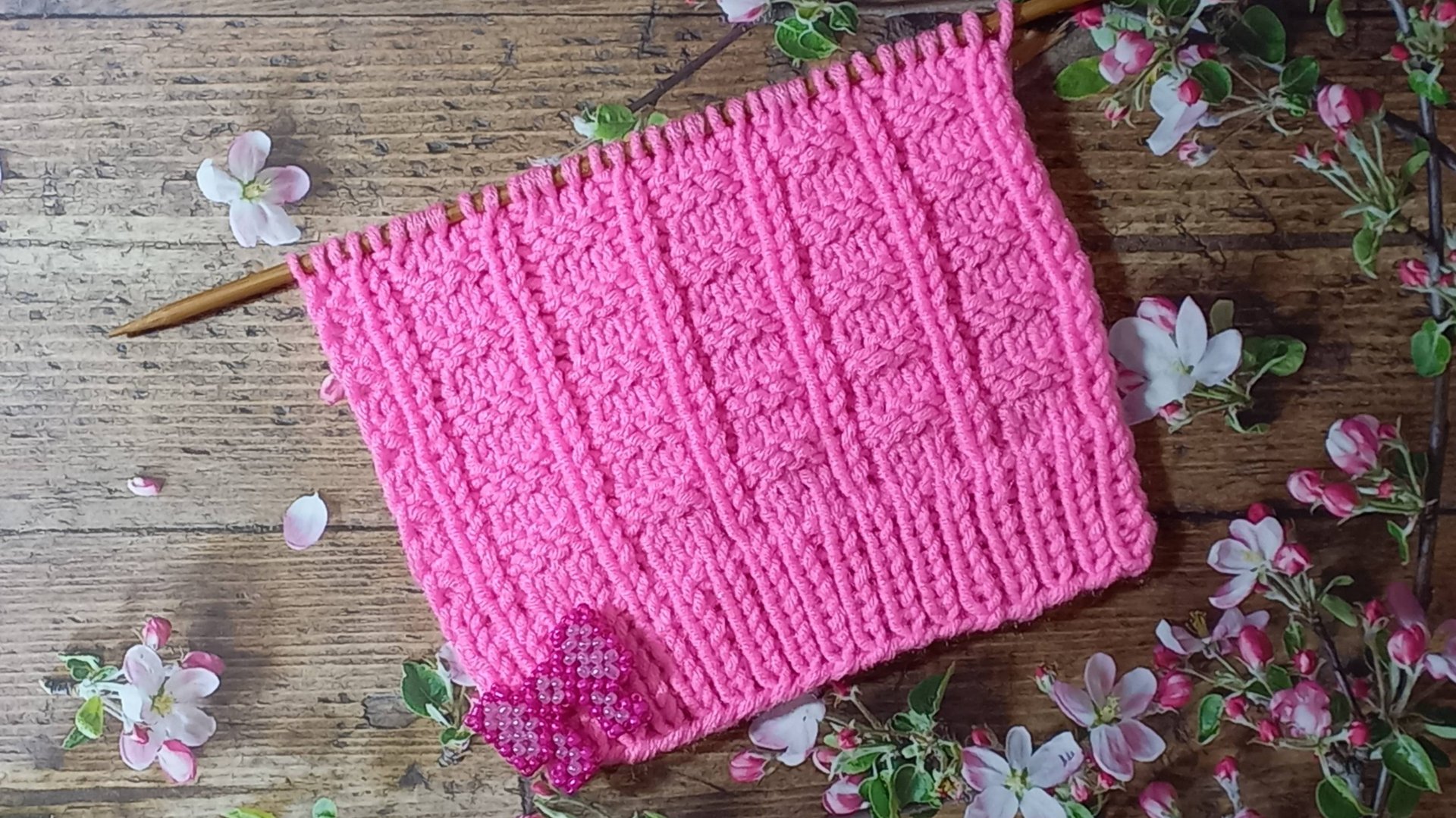 МК Узор спицами