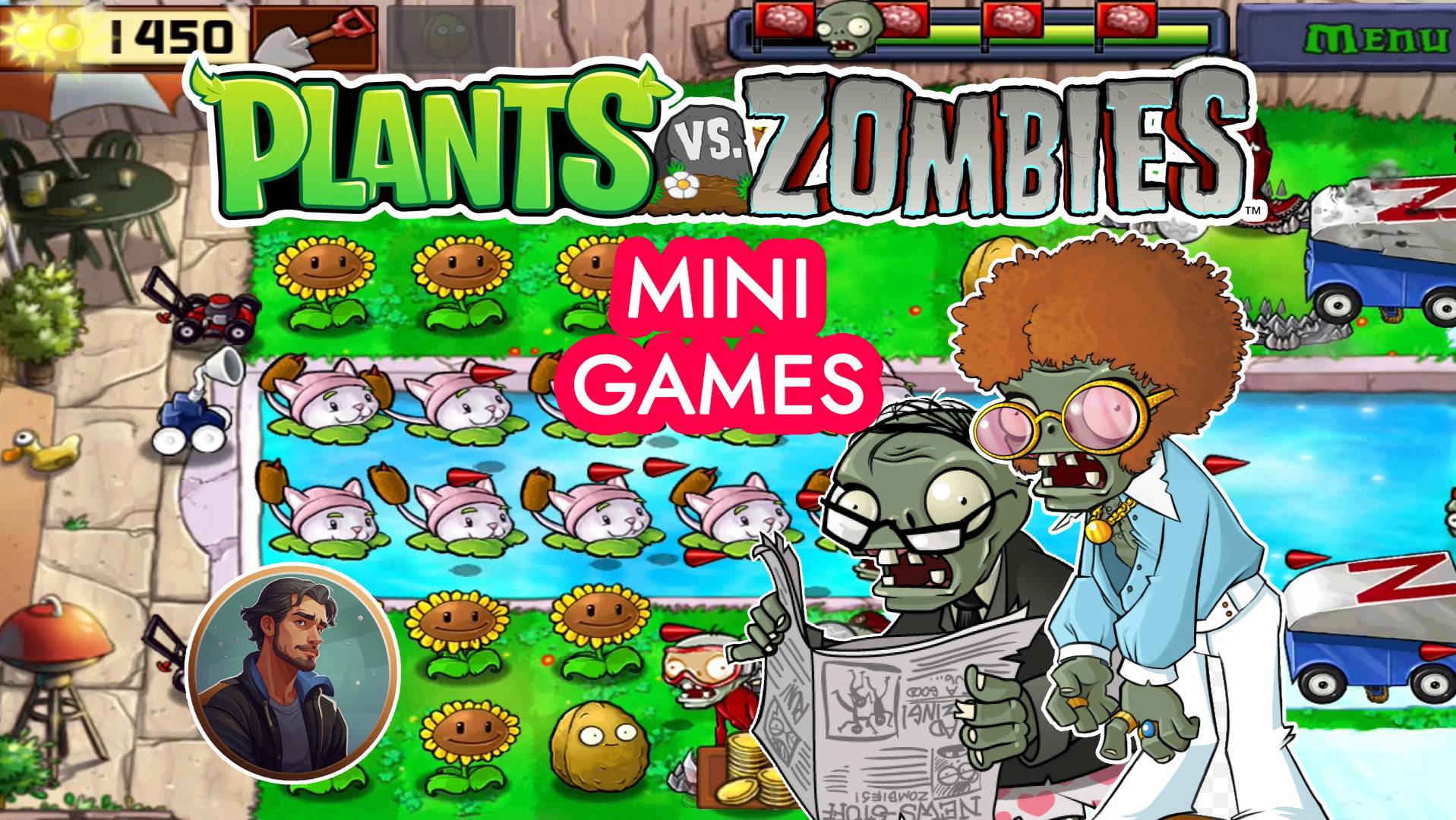 Plants vs Zombies - Bobsled Bonanza. Растения против зомби - Бобслейная Удача. ПВЗ.PVZ