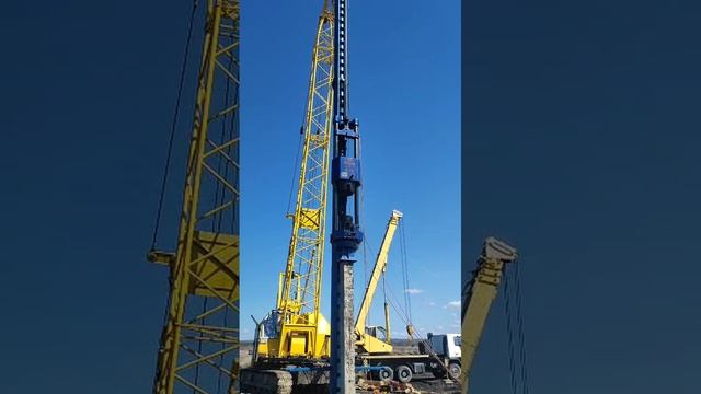 Первый запуск Дизельного молота DD-45 на копровой мачте KGS