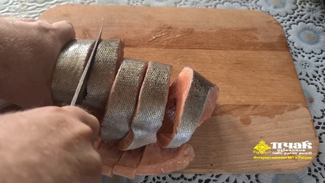 Тест_обзор_пчака_или_можно_ли_пчаком_резать_рыбу