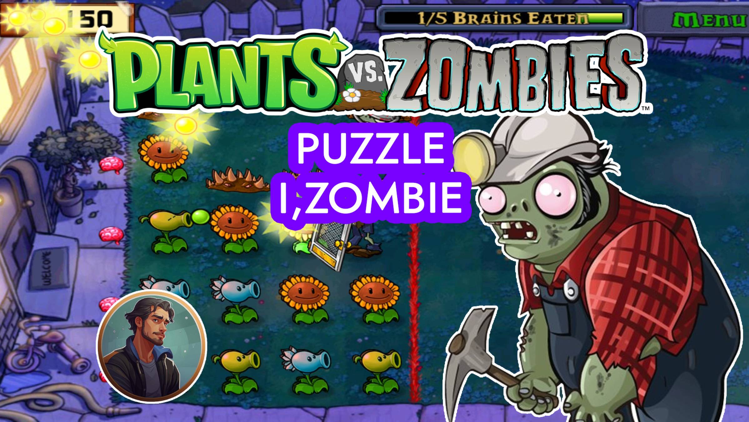Plants vs Zombies - I, Zombie Too. Я, Тоже Зомби|Растения против зомби. Puzzle (пазлы)|I, Zombie #2