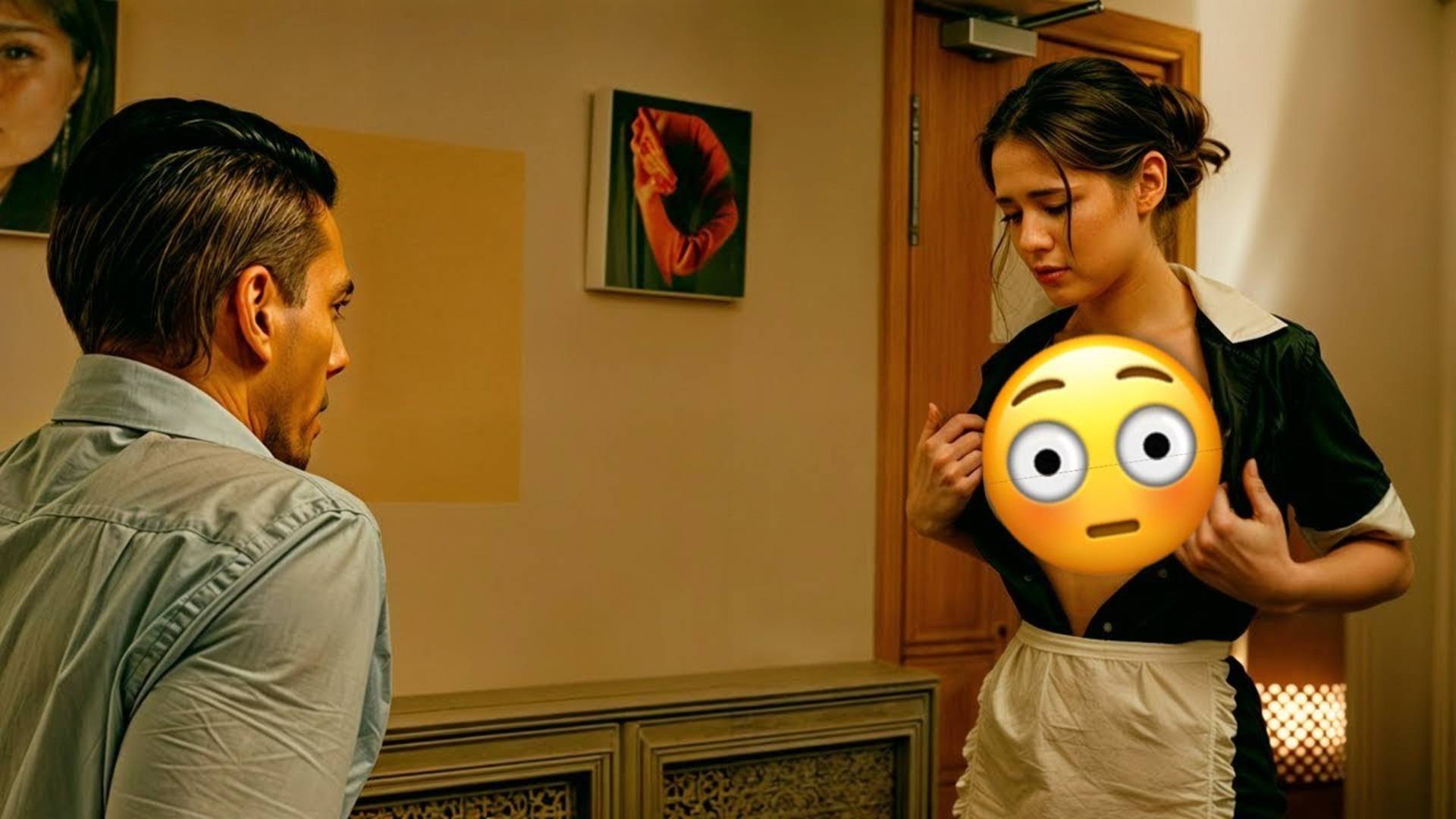 Мужчина оказался в ловушке в отеле, где персонал ведет себя очень странным образ