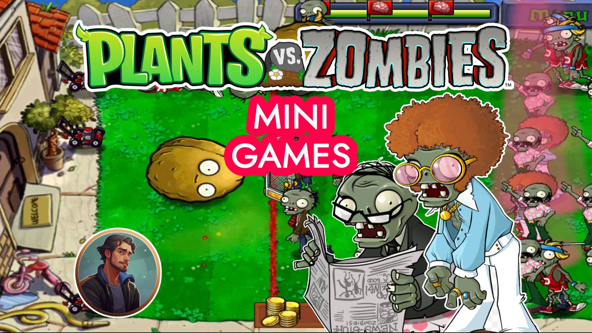 Plants vs Zombies - wall-nut bowling 2. Растения против зомби - Стенореховый Боулинг 2. ПВЗ.PVZ