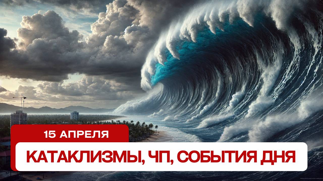 Катаклизмы сегодня 15.04.2025. Новости сегодня, ЧП, катаклизмы за день, события дня