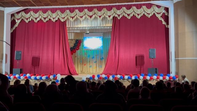 Начало концерта пос Октябрьский