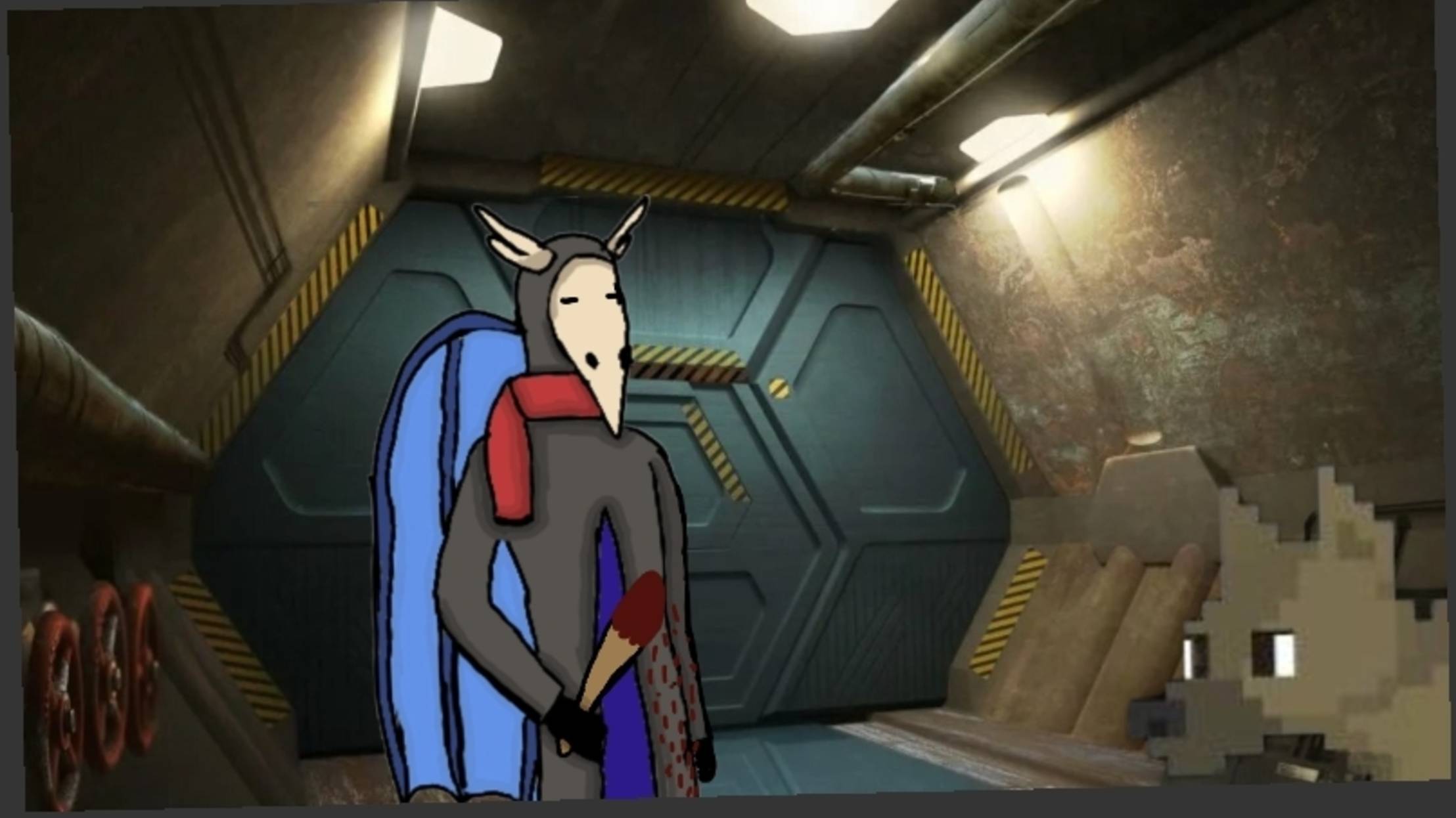 История пустоши #1: пёс Паштет и куча зомби