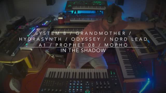 System 8 ⧸ Grandmother ⧸ Hydrasynth ⧸ Odyssey ⧸ Prophet 08 ⧸ Nord Lead A1 ⧸ Mopho  In the Shadow