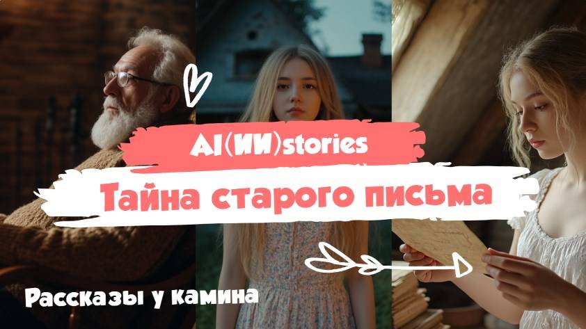 Новинка! Эксперимент! Тайна старого письма (ИИ рассказы) - ИИ истории аудио видео