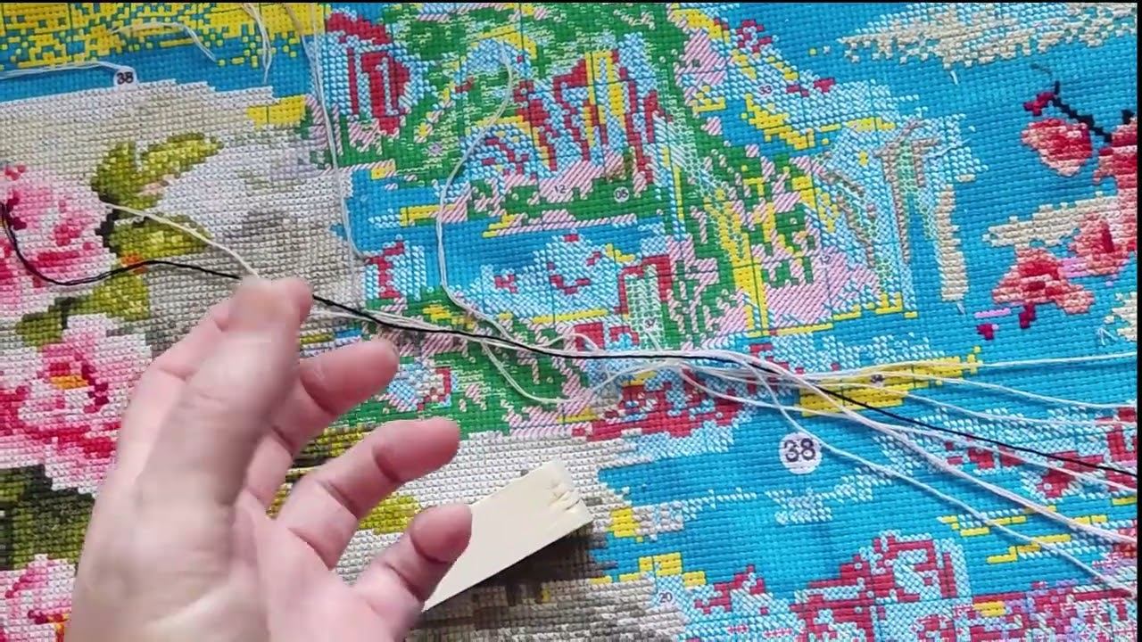 ВЫШИВКА И МЫЛО мои отчеты ЦВЕТЕНИЕ ВИШНИ и ДУБОВАЯ РОЩА #житиёмоё от 11-14.04 #вышивка #crossstitch