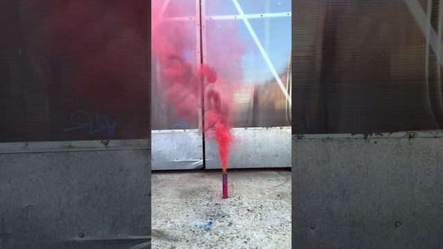 Цветной дым розовый 120 секунд мощный